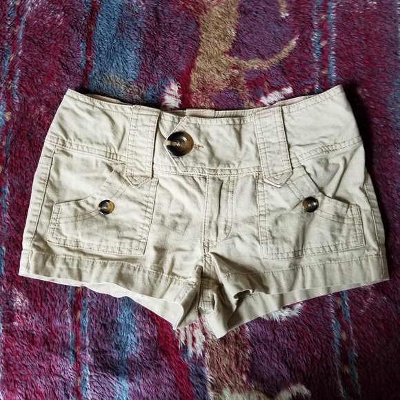 OP | Shorts | Op Juniors Womens Tan Shorts Sz | Poshmark